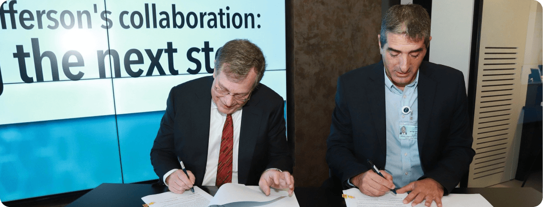 Sheba signs mou with Thomas Jefferson University